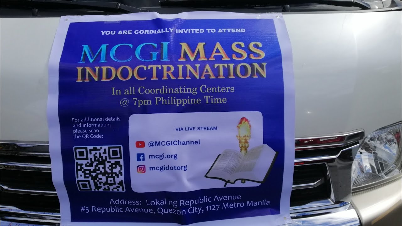 MCGI Republic Avenue,QC Chapter (Leafleting for the Opening of the Mass ...