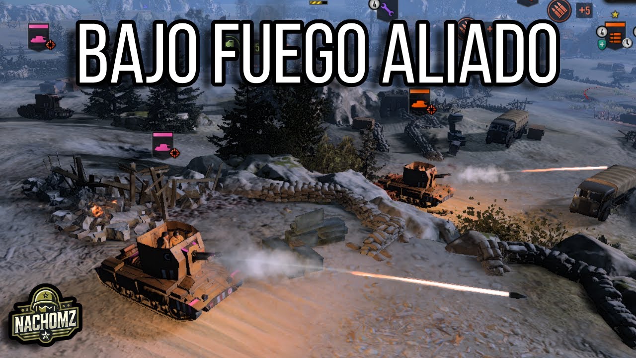 ¡NO PODÍA ESCAPAR! BAJO UN INFIERNO DE FUEGO ALIADO - 4v4 - Company Of ...
