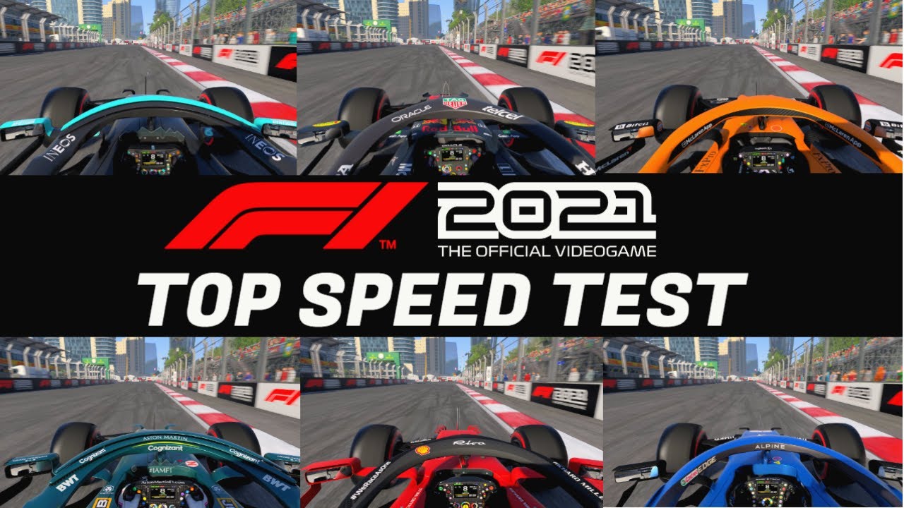 F1 2021 TOP SPEED COMPARISON - WHICH 2021 CAR IS THE FASTEST? - YouTube