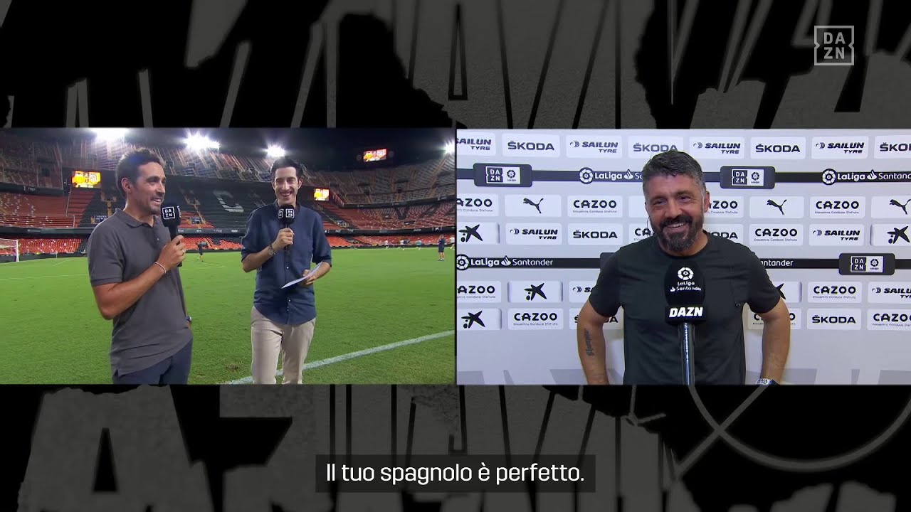 Gattuso parla in spagnolo, il giornalista: "Sei spettacolare" | LaLiga ...