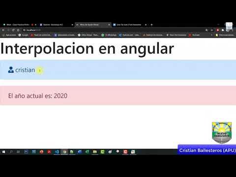 1-databinding de interpolacion de variables en Typescript en Angular PARTE 2/2 - YouTube