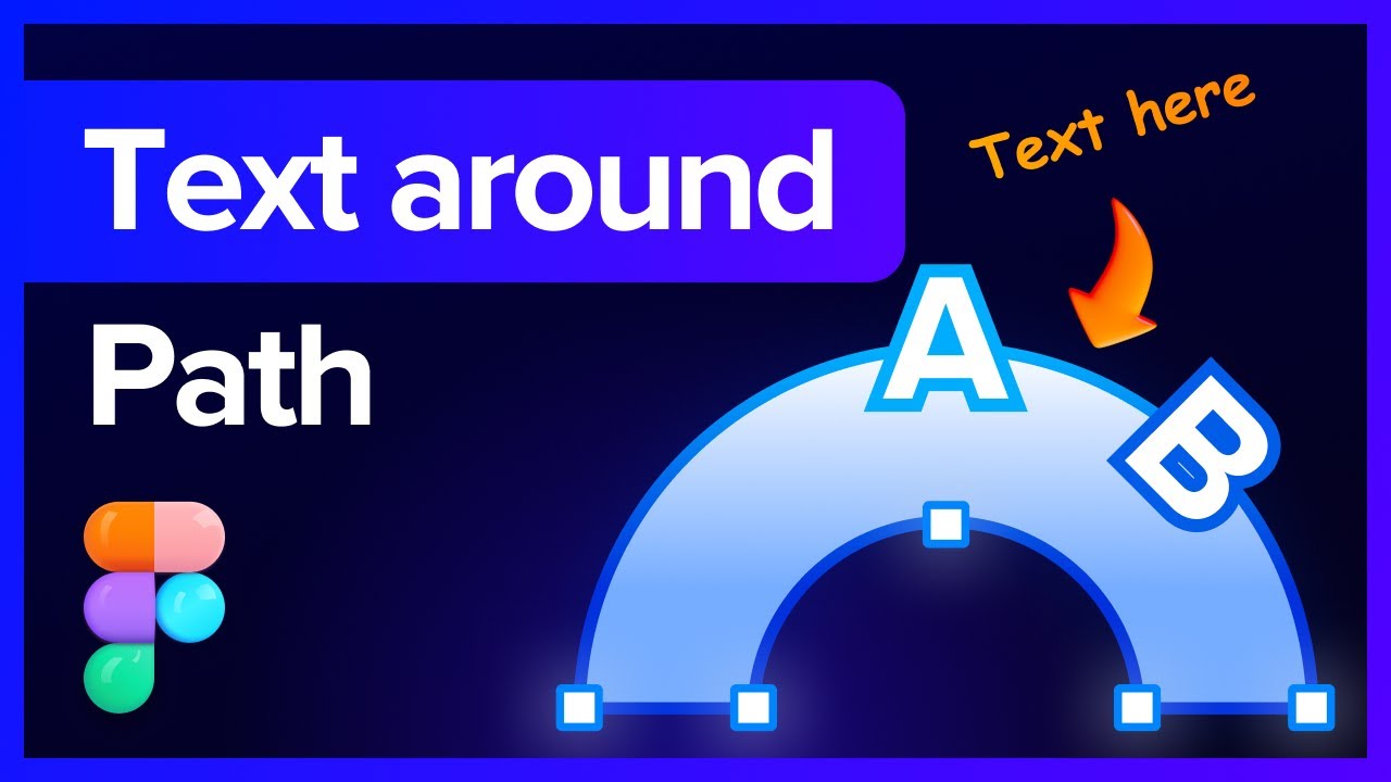 How to make a Text go Around a Path in Figma - YouTube