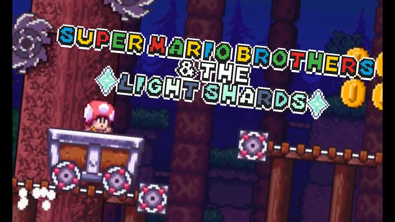 SMBX 1.4.5 SMB & the Light Shards 1-5 Sawmill Lake - YouTube