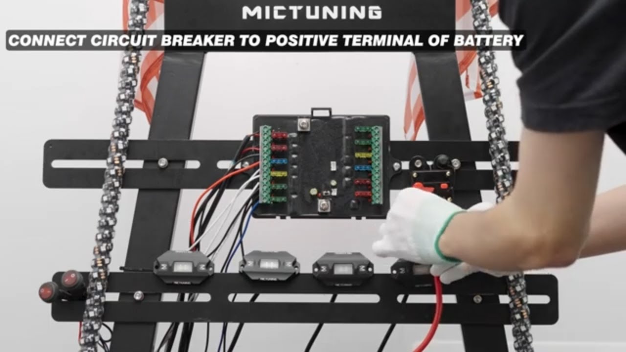 MICTUNING P1s 12 Gang RGB Switch Panel Multiple Mounting Options - YouTube
