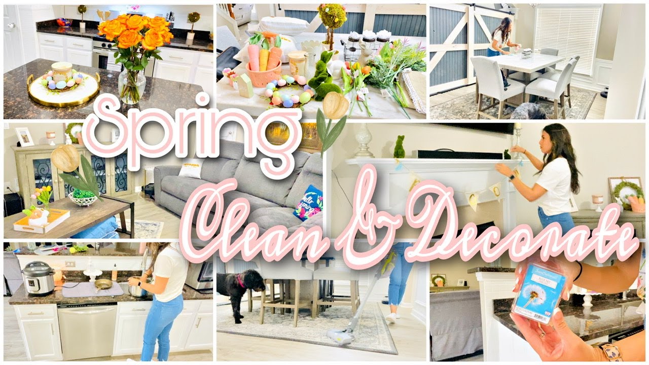 SPRING CLEAN & DECORATE 2021 | SPRING CLEANING | NEW SPRING HOME DECOR ...