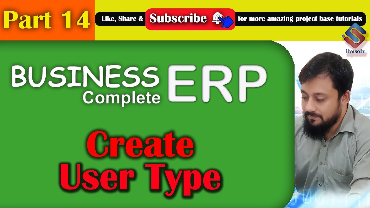 ERP Part 14 Create User Type in ASP.NET MVC - YouTube