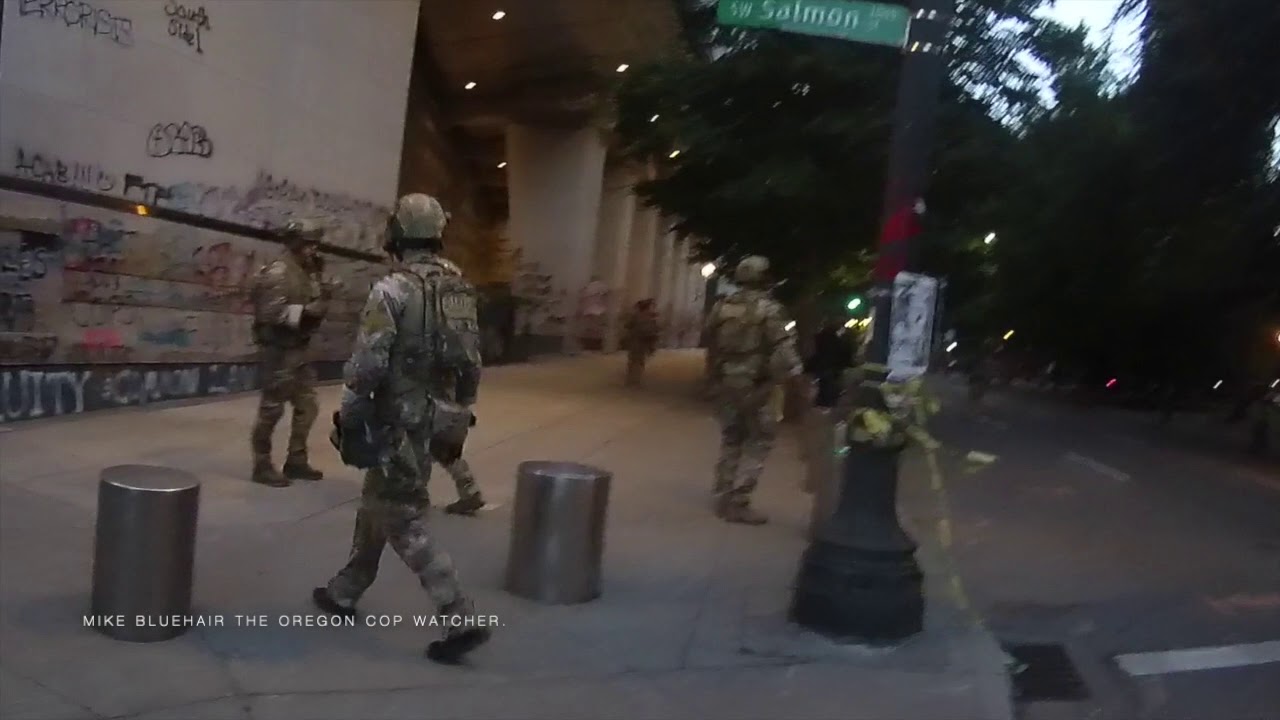 Tax Parasites in uniforms swarm portland Parks part 3 - YouTube