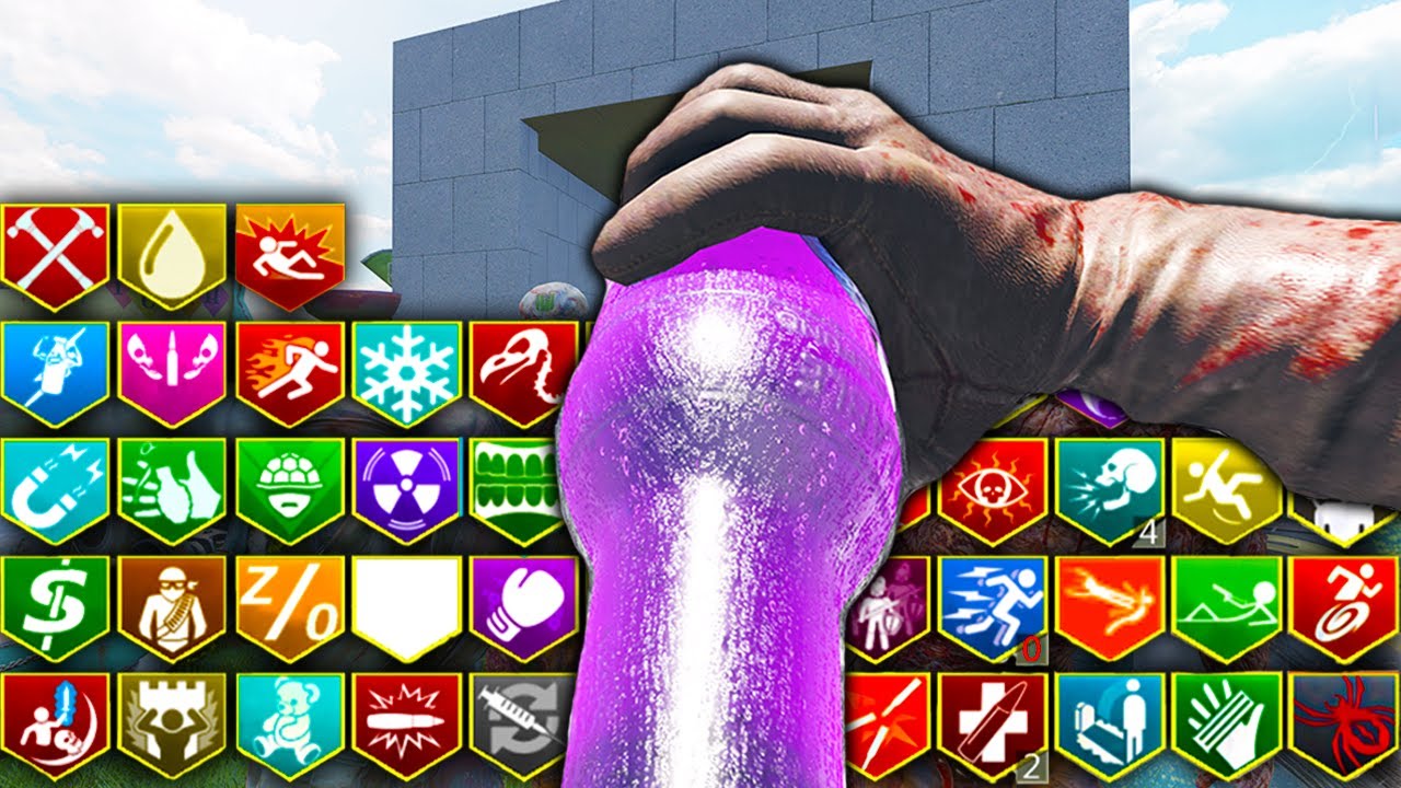 50+ PERKS on the Worlds SMALLEST Zombies map - YouTube