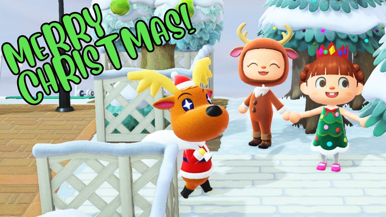 Merry Christmas, Everyone!! - Animal Crossing New Horizons - YouTube