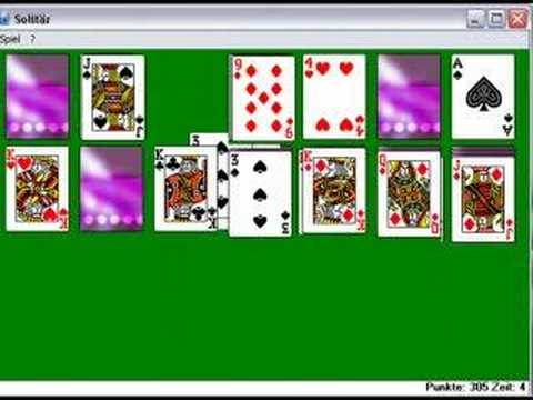 Windows xp solitaire standard 11 seconds - YouTube
