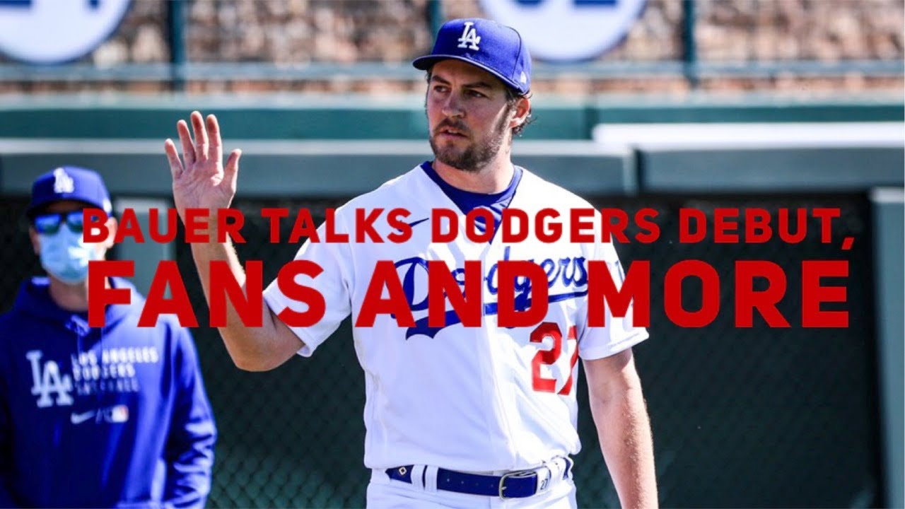 2021 Dodgers Spring Training: Trevor Bauer talks debut, fans and more ...