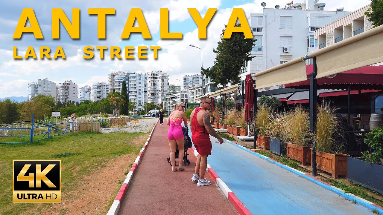 Walking in Antalya Lara Street, Turkey - Beautiful Promenade #walk in ...