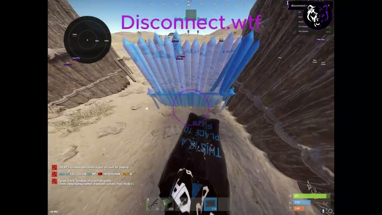 Cheating on rust with Disconnect.wtf - YouTube