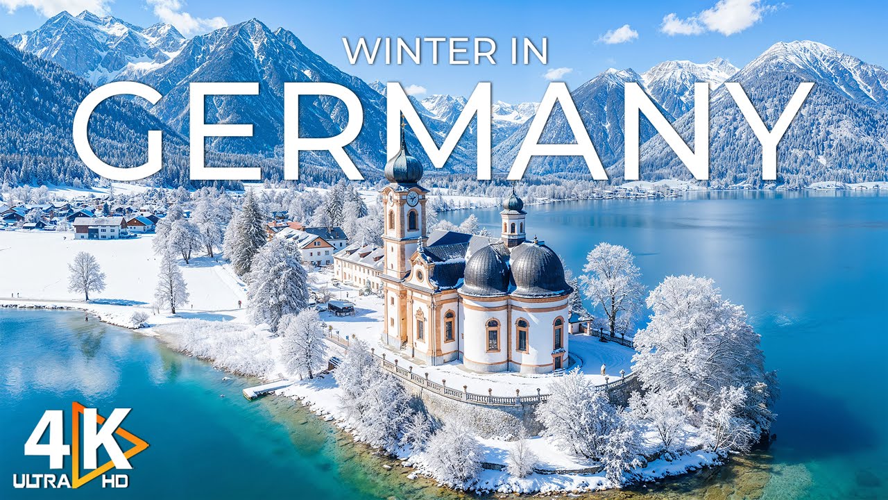 Winter in Germany 4K UHD | Bavaria Winter Dreams – Alps, Lakes & Snowy ...