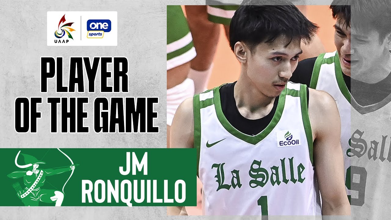 JM Ronquillo DROPS 16 POINTS for DLSU vs AdU ️‍🔥 | UAAP SEASON 86 MEN’S ...