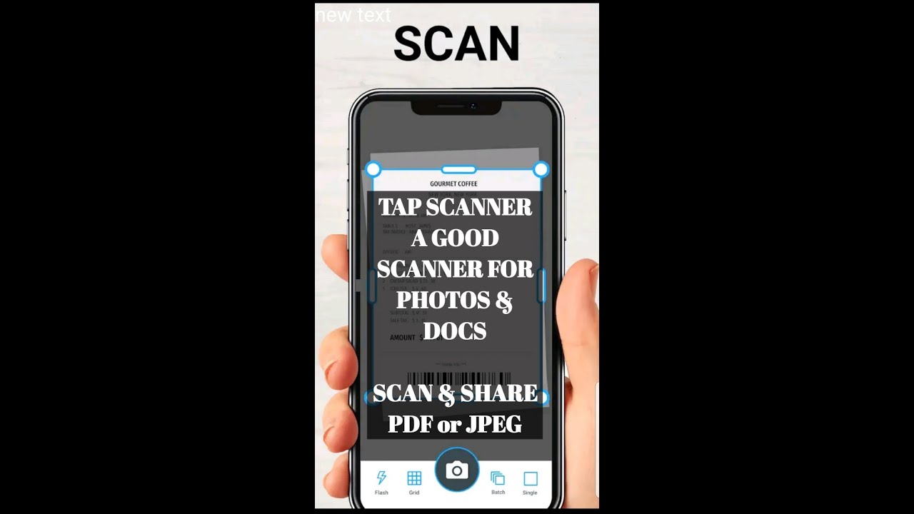 TAP SCANNER A VERY BEST PHOTO & DOCS SCANNING APP - YouTube