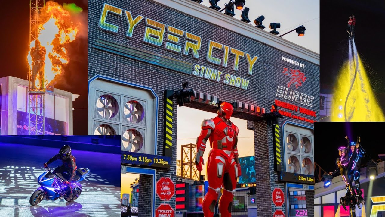 Stunning Cyber City Stunt Show | Global Village 2024 Part 3 | Season 28 ...