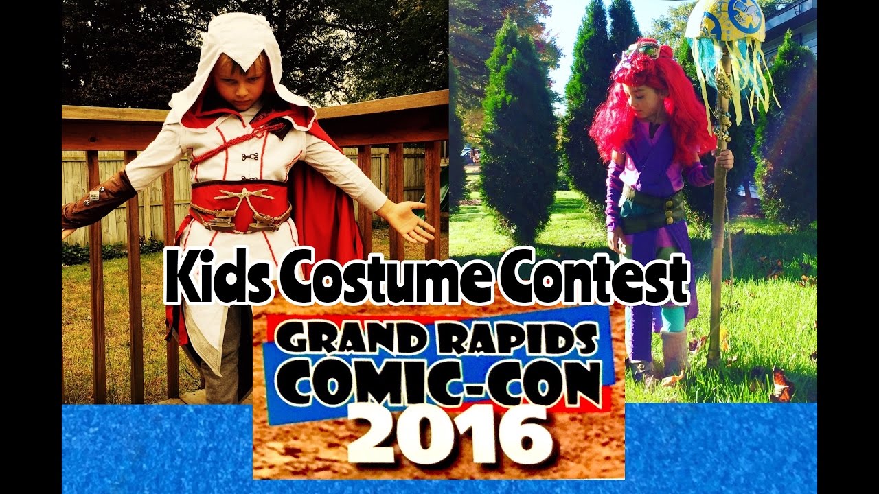 Grand Rapids Comic-Con Kids Costume Contest 2016 - YouTube