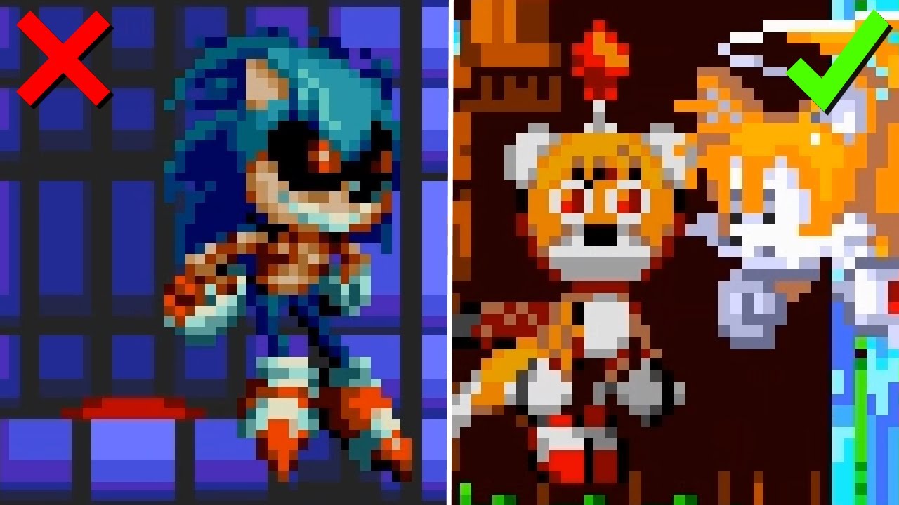 Tails doll VS Sonic ~ Sonic 3 A.I.R. mods ~ Gameplay - YouTube