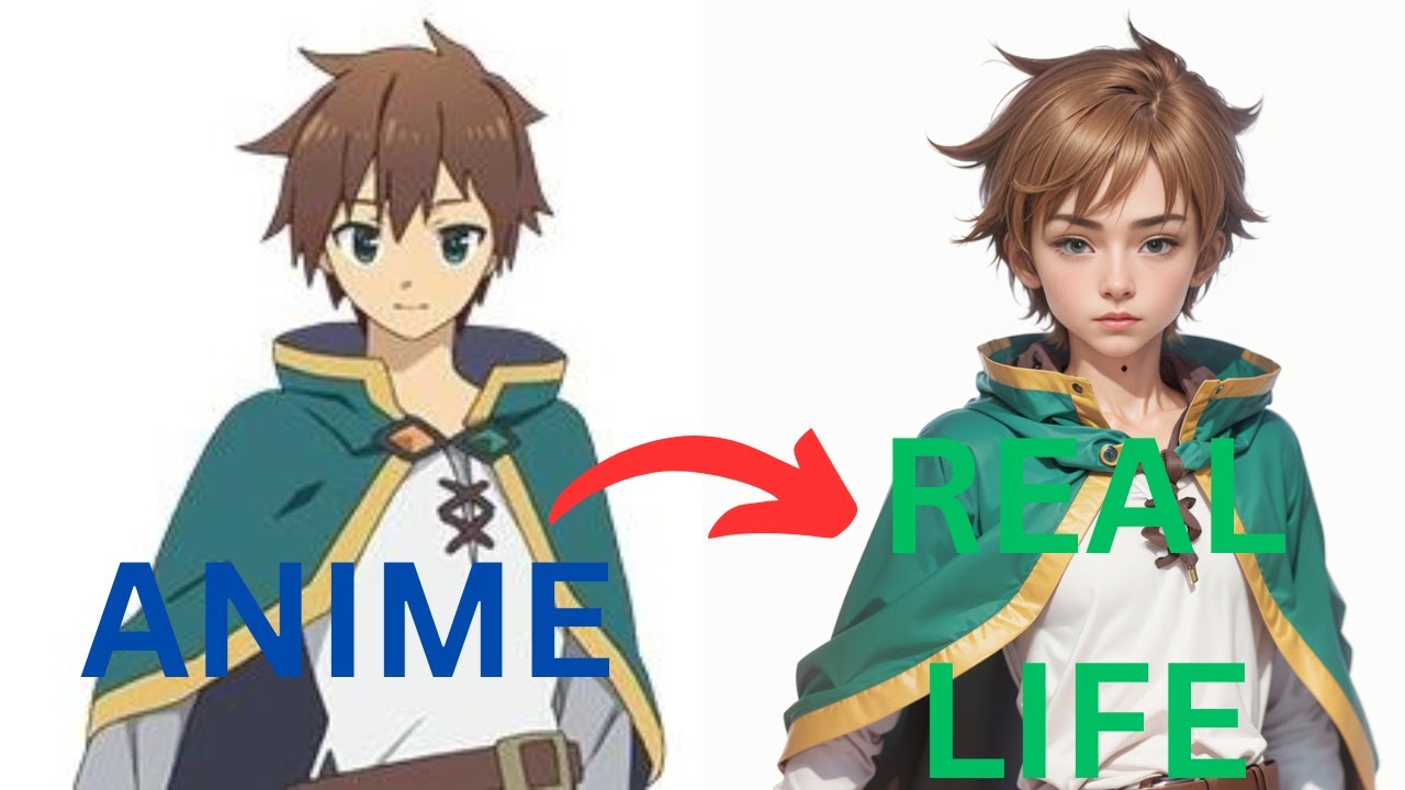 "AI GENERATES HOW ANIME CHARACTERS WOULD LOOK LIKE IN REAL LIFE ...