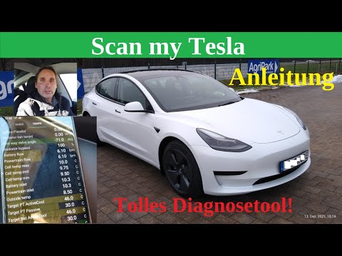 Anleitung Scan my Tesla Installation. Schwere Geburt! 🙈 Daten auslesen ...