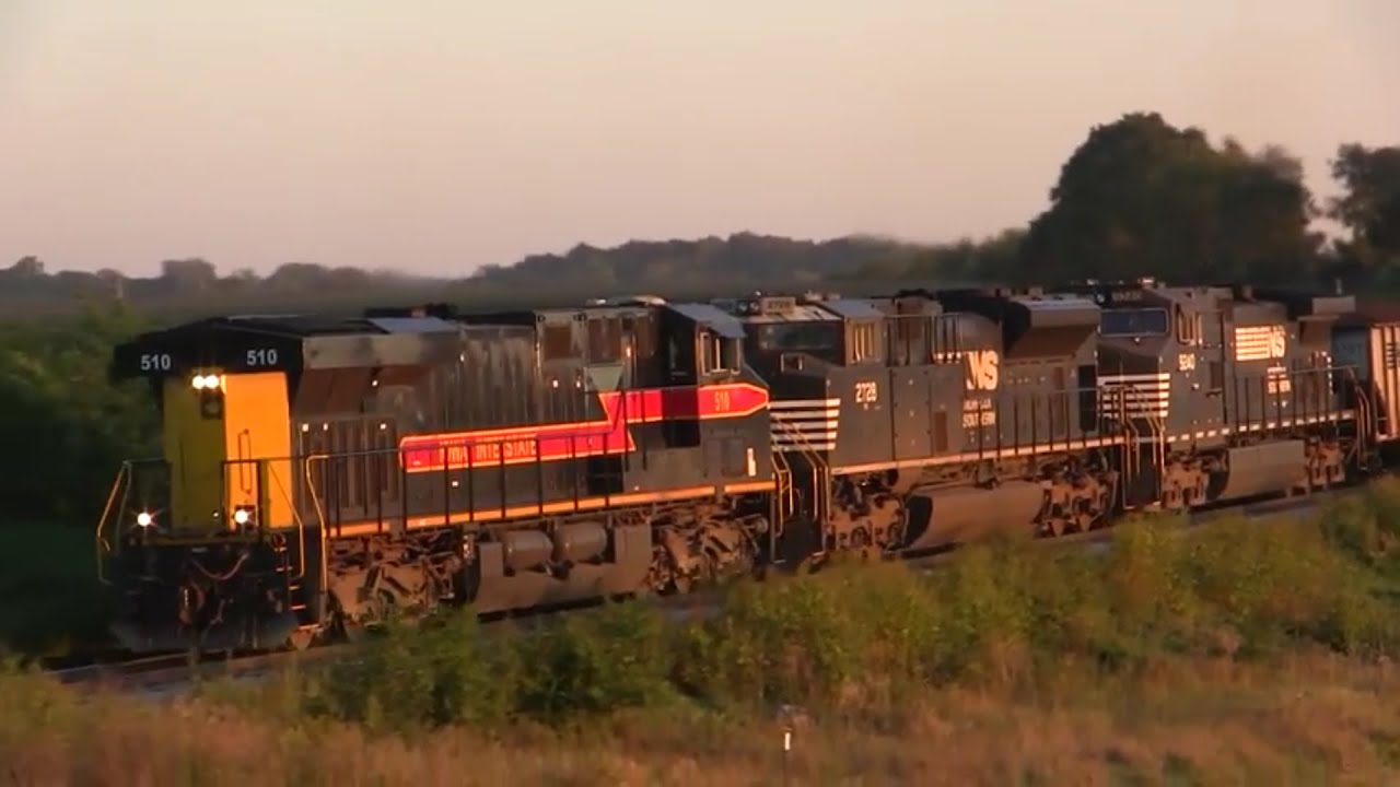 Running LHF IAIS 510 with NS Coal Train to ADM Cedar Rapids, IA - YouTube