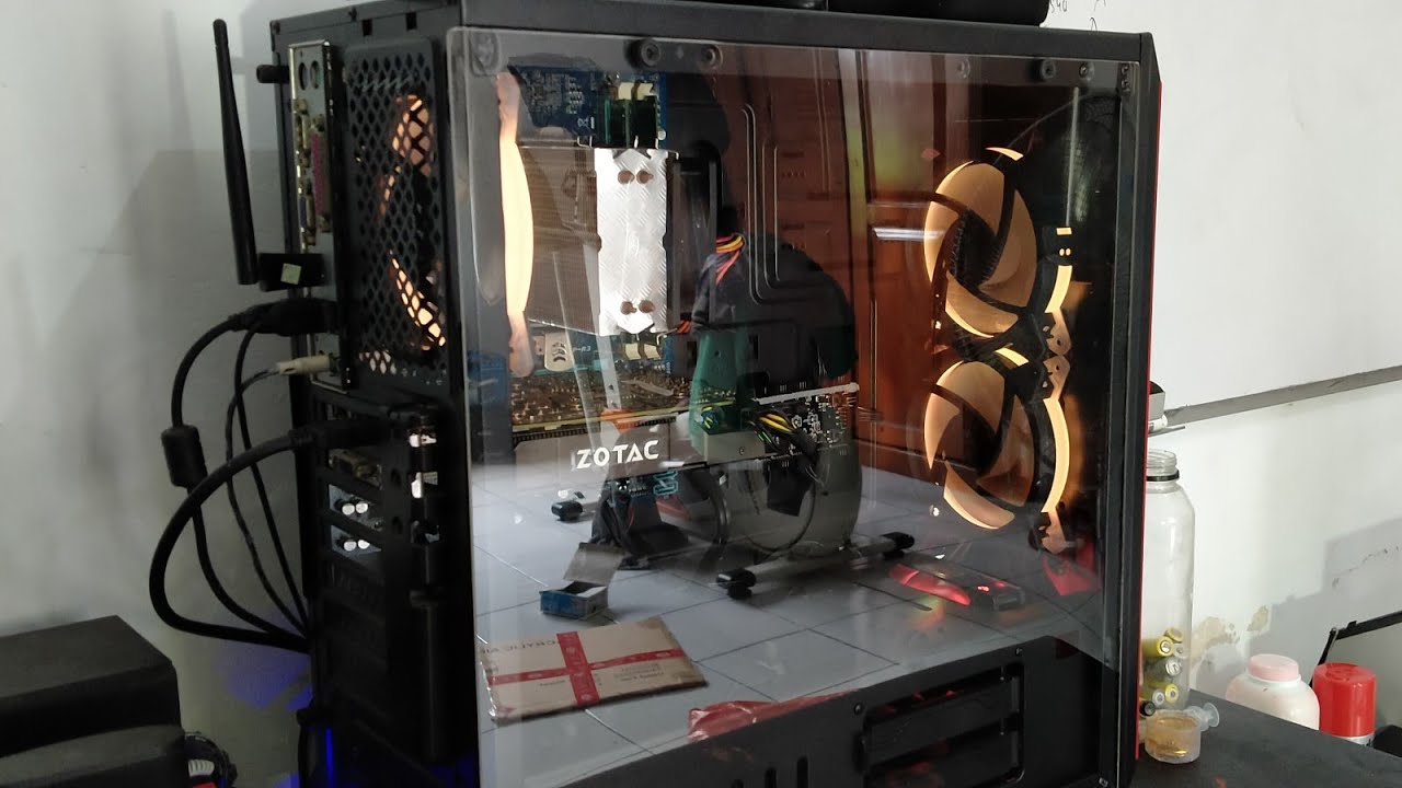 Ganti Sidepanel Casing Pc Acrylic - YouTube