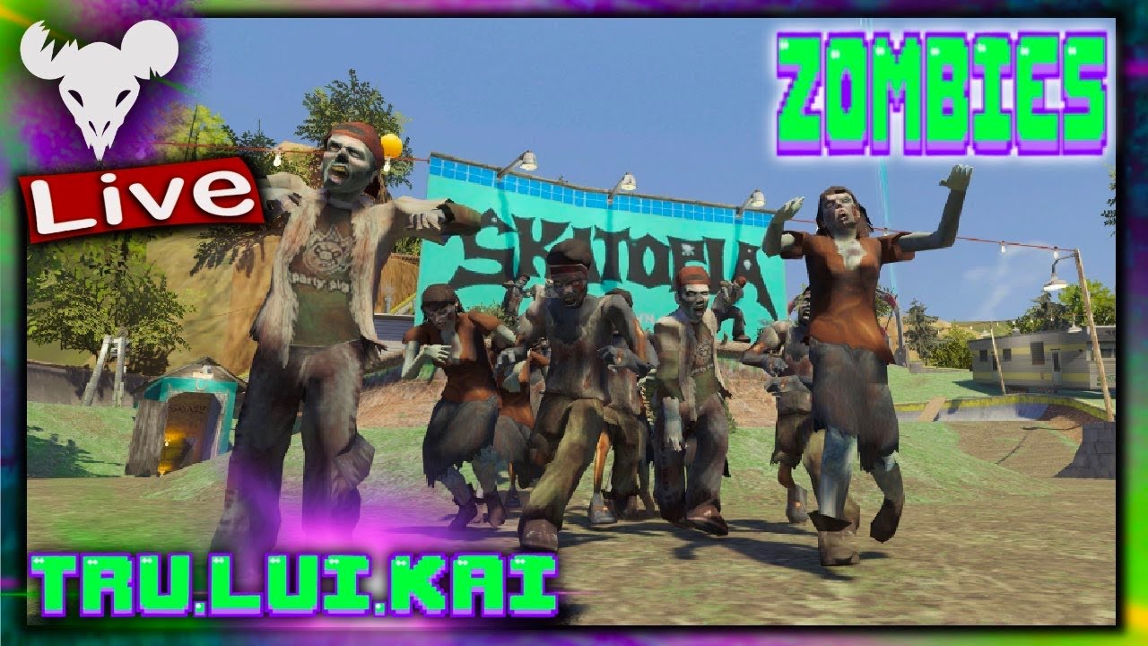 'SKATE ZOMBIES B4 SKATE 4?' - CUSTOM BOMBIES W/ SKIPPER - YouTube
