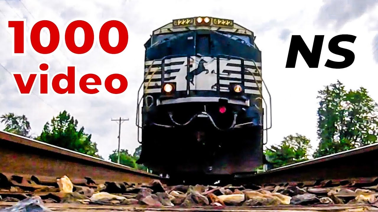 Long NS Train Runs Over Camera: AmtrakTBL's 1000th Video! - YouTube