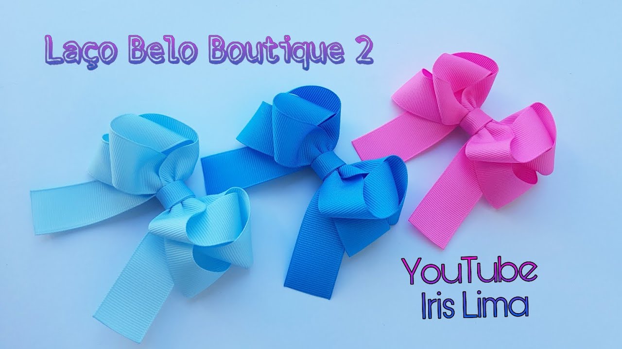Laço Fita de Gorgurão 🎀 Laço Belo Boutique II 22 mm 🎀 DIY 🎀 Pap 🎀 ...