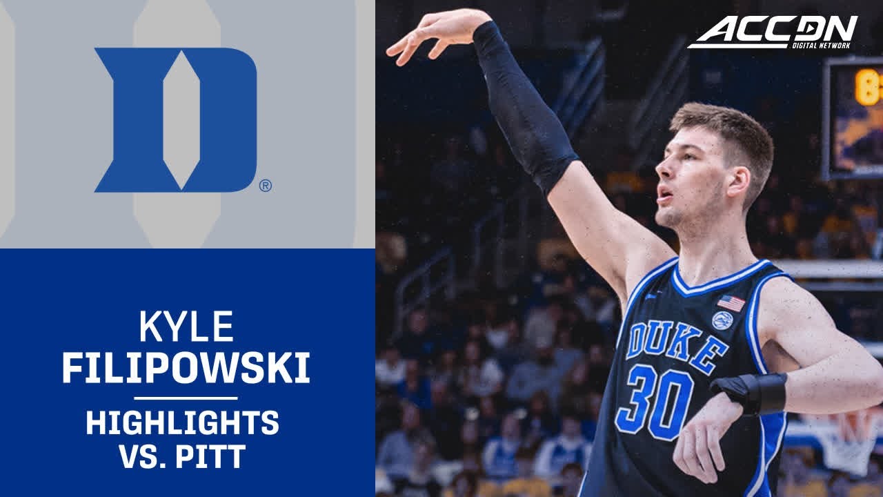 Kyle Filipowski's Big First Half Sparks Duke On The Road - YouTube