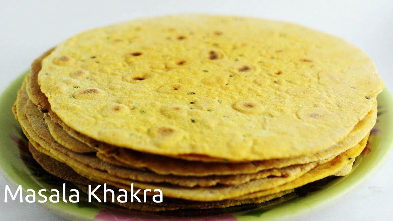Khakra Recipe in Hindi/ Masala Khakra Recipe/ Healthy Snacks - YouTube