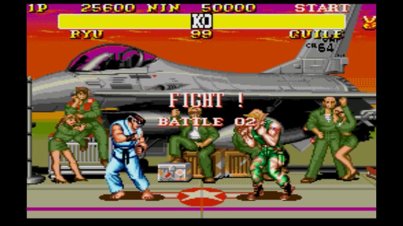 Guile Stage | Street Fighter II Turbo (1994) - YouTube