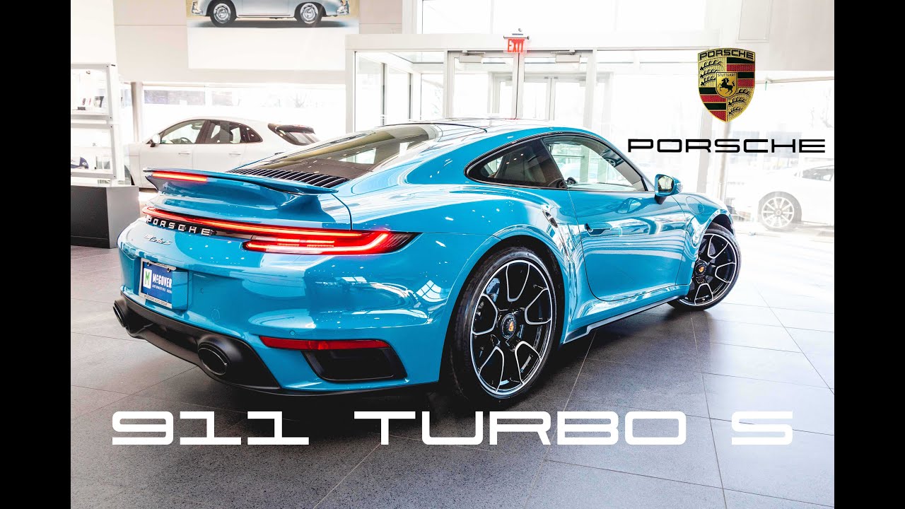 THE BEST 992 SPEC?! Porsche 911 Turbo S walk around (Oslo Blue) - YouTube