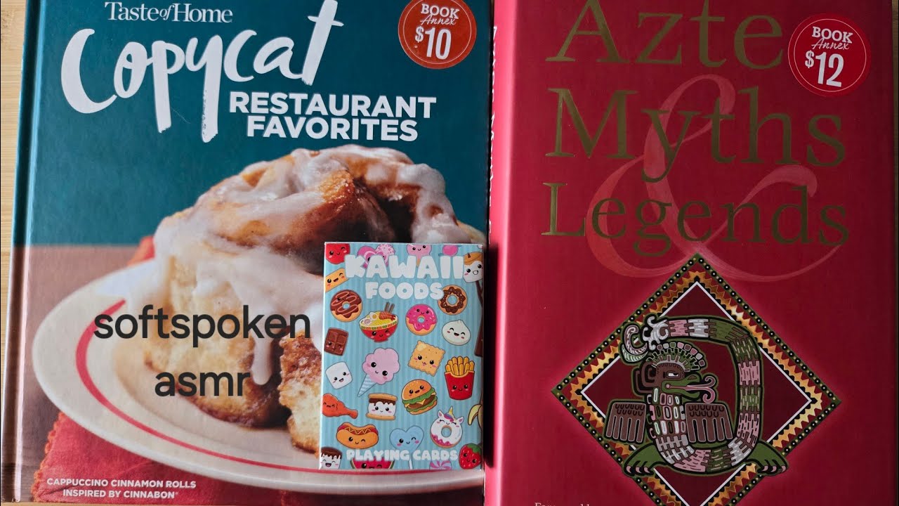ASMR bookstore haul show & tell [softspoken] - YouTube