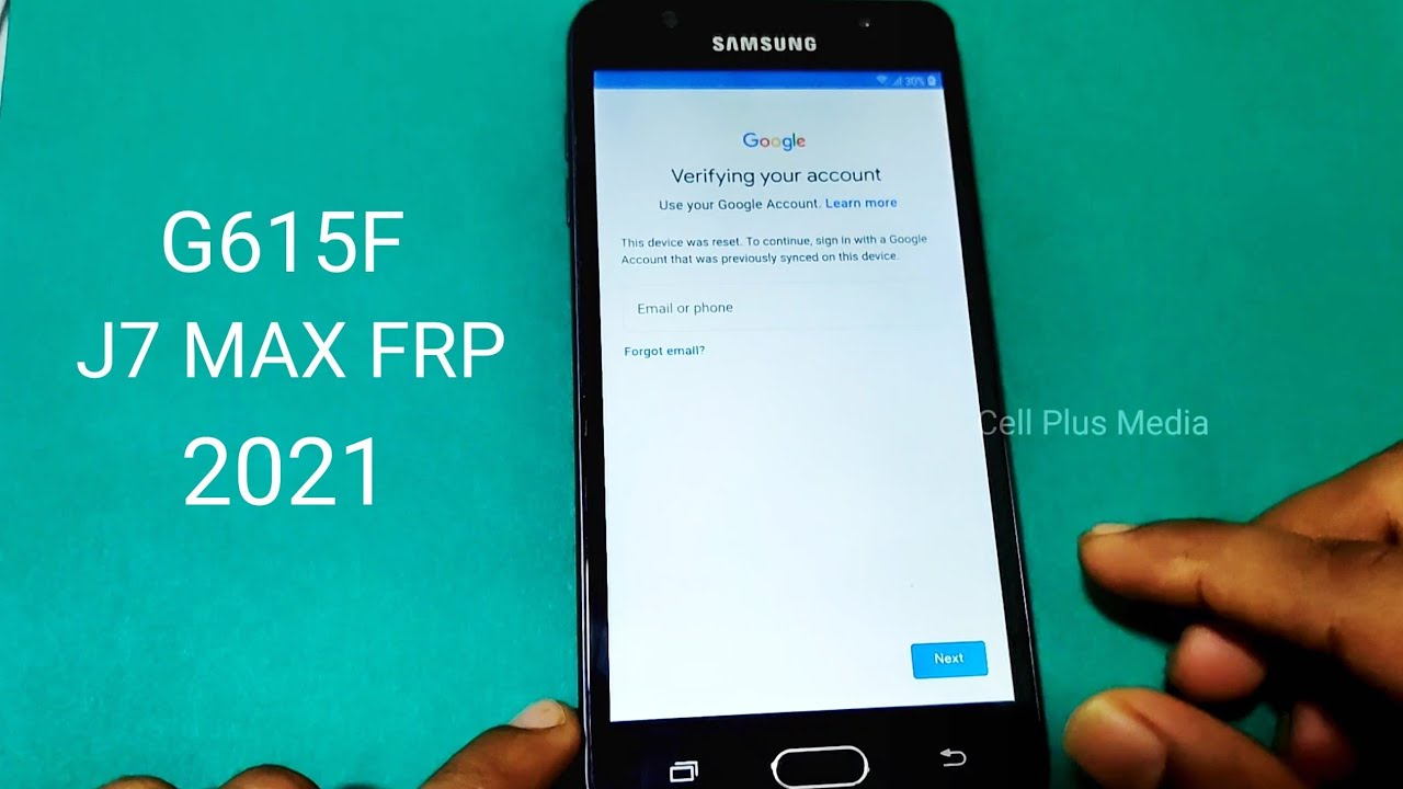 Samsung J7 Max (G615F) FRP Bypass Final Update 2021 Without PC - YouTube