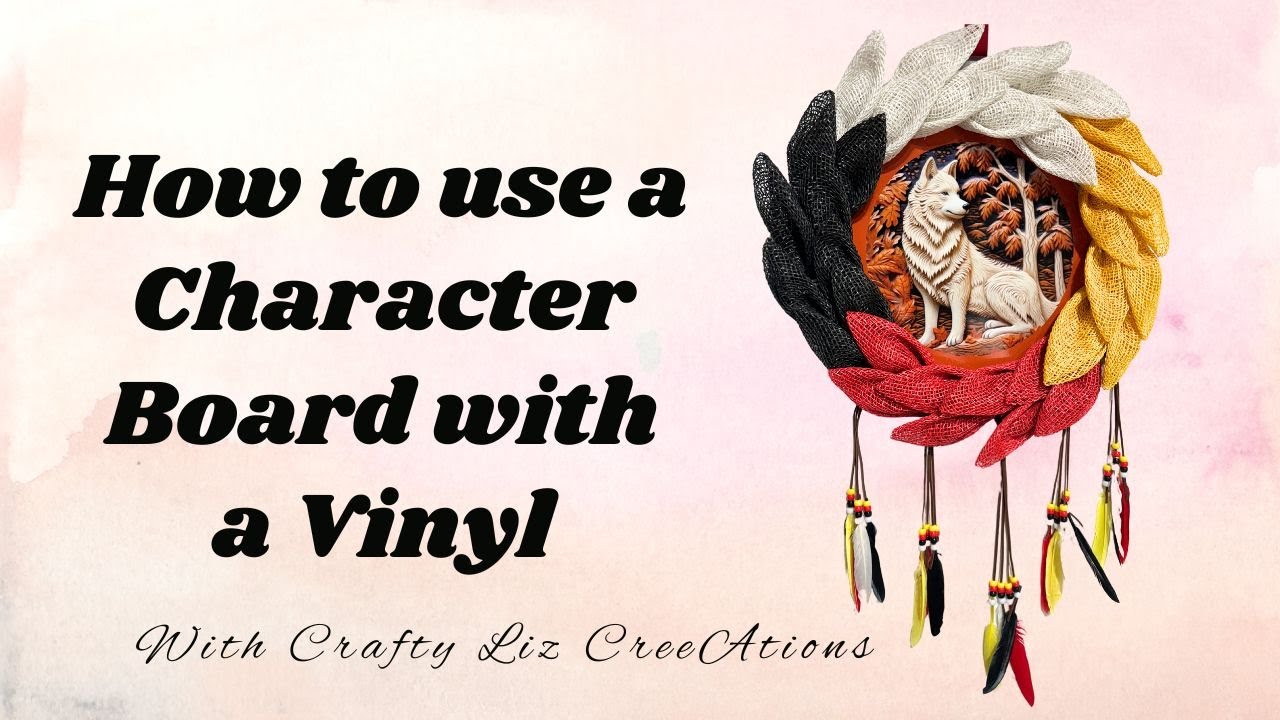 How to use a Character Board and Vinyl | Easy Petal Tutorial | DIY ...
