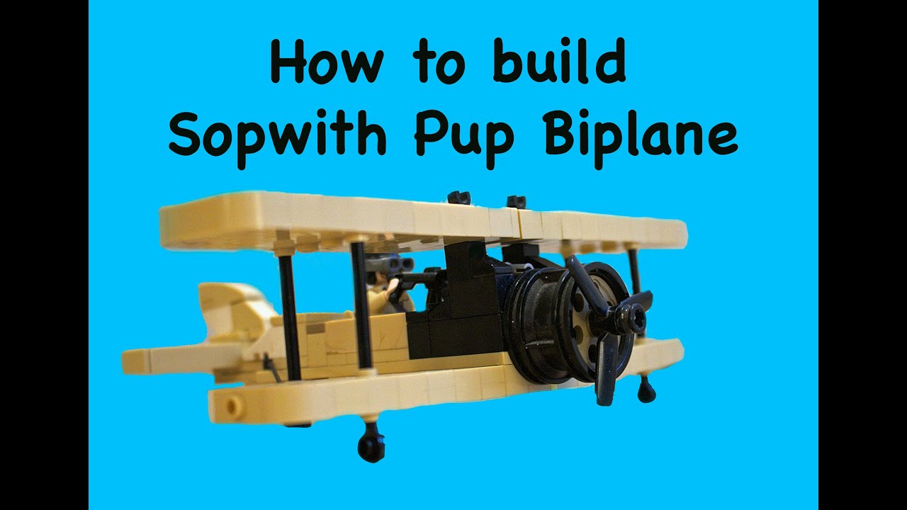 Lego WWI Sopwith Pup Biplane Tutorial #shorts #short - YouTube