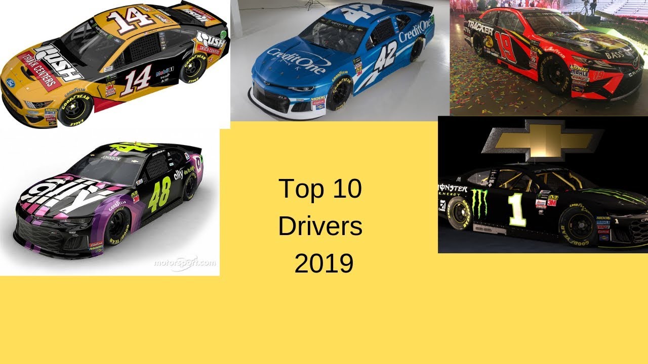 Top 10 Nascar Drivers 2019 - YouTube