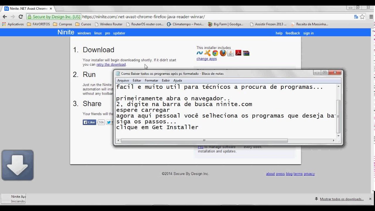 Como Baixar todos os programas após pc formatado - YouTube