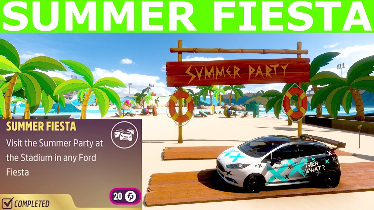 Daily Challenge - SUMMER FIESTA | Visit the Summer Party at the Stadium ...