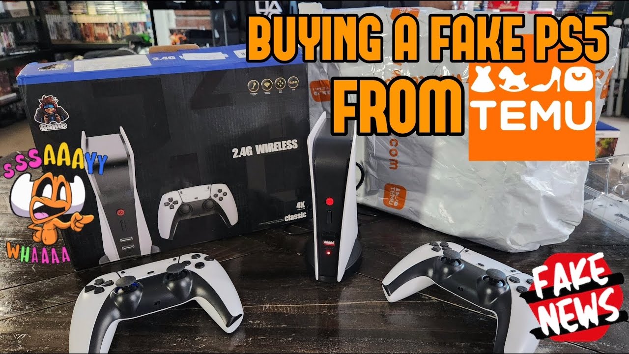 BUYING A FAKE PS5 FROM TEMU - YouTube