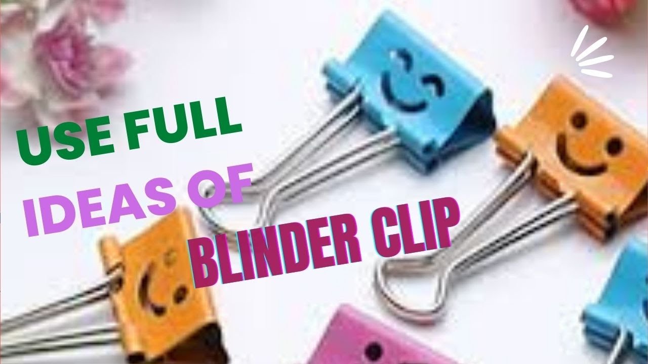 15 Creative organizing idea for use blinder clip. - YouTube