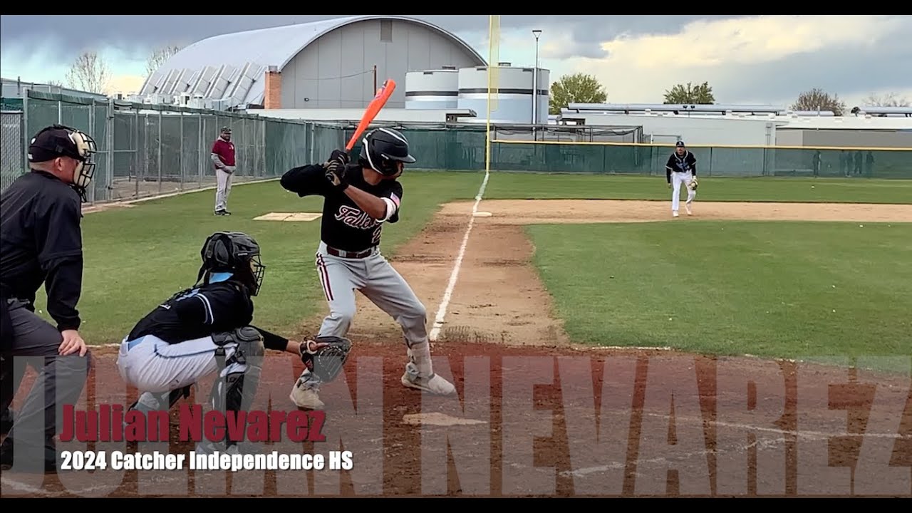Julian Nevarez 2024 Catcher Independence HS - YouTube