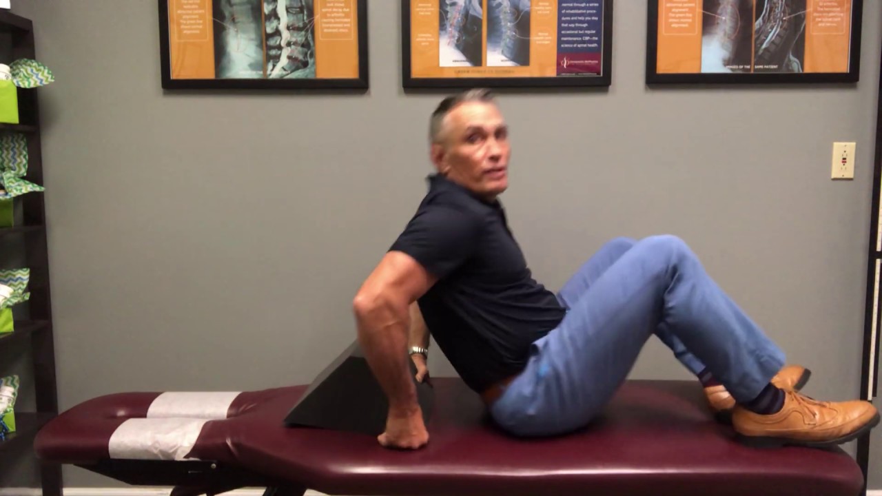 Spinal Block Exercises - YouTube