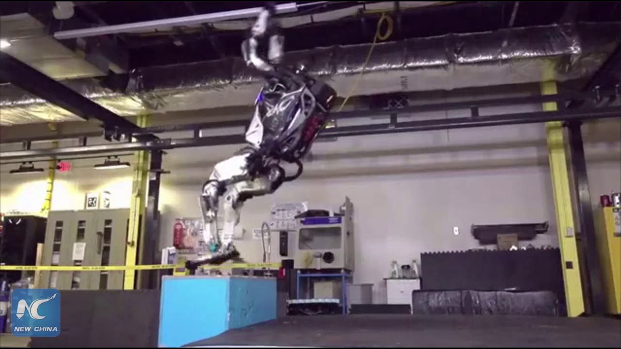 Boston Dynamics' Atlas robot can backflip now - YouTube