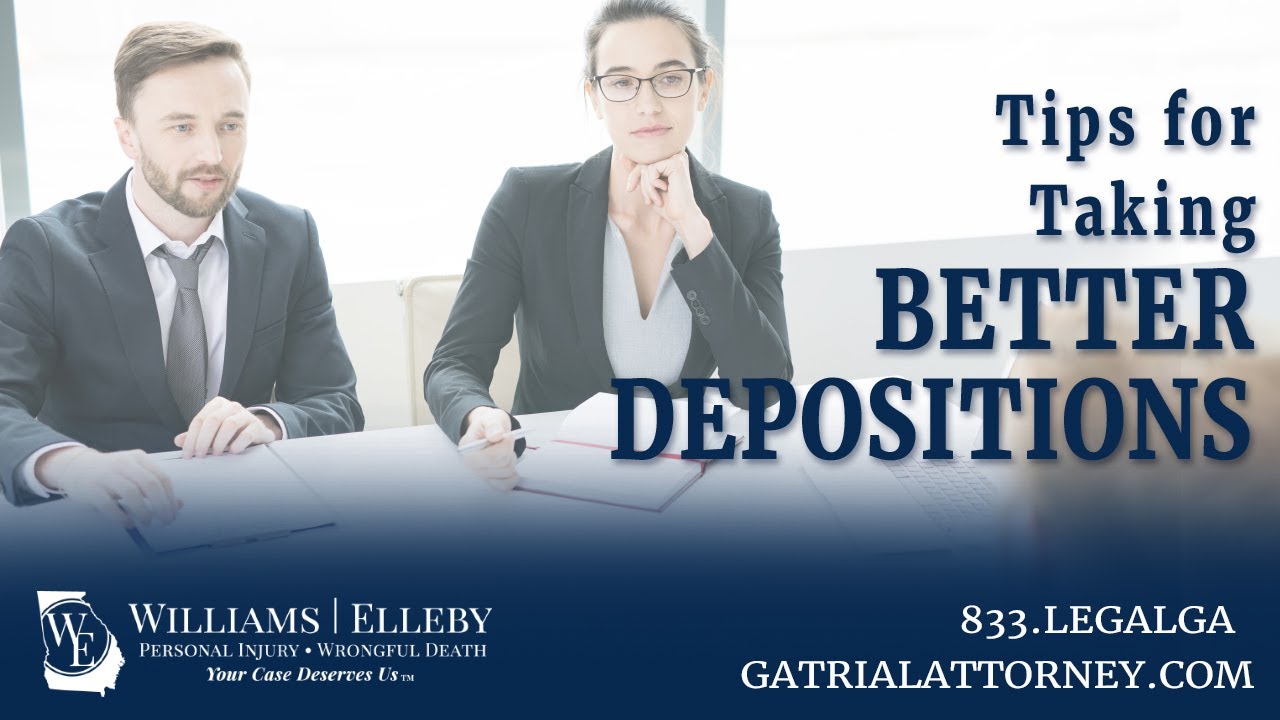 What are some Tips for Taking Better Depositions? - YouTube