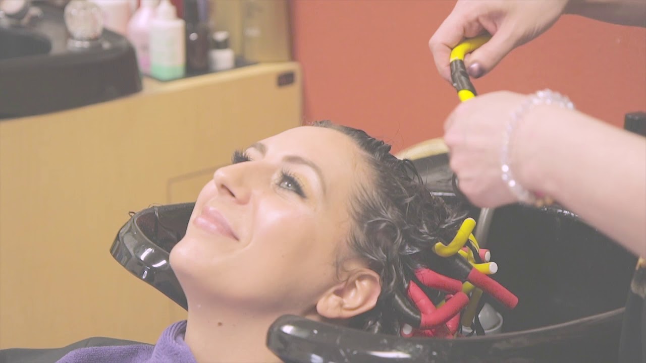 The art of the perm at the salon with Bee Sam Beauty - YouTube