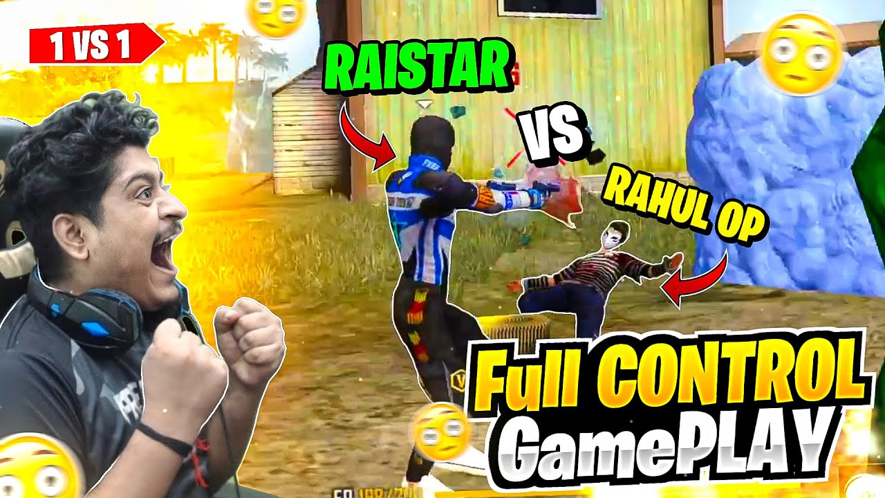 Full Control Challenge😳| Raistar & Rahul 1 🆚 1 Battel | Garena Free ...