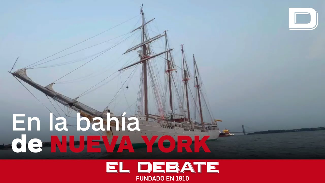 El emotivo homenaje del 'Elcano' a sus compañeros del 'Cuauhtémoc ...